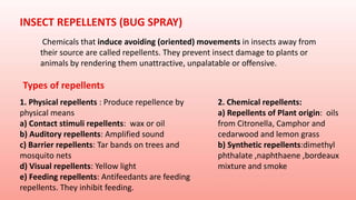 Insect antifeedants and repellents – mode of action, groups and uses.pptx