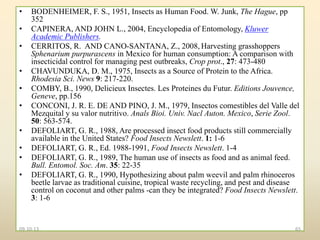 Insect as food | PPTX