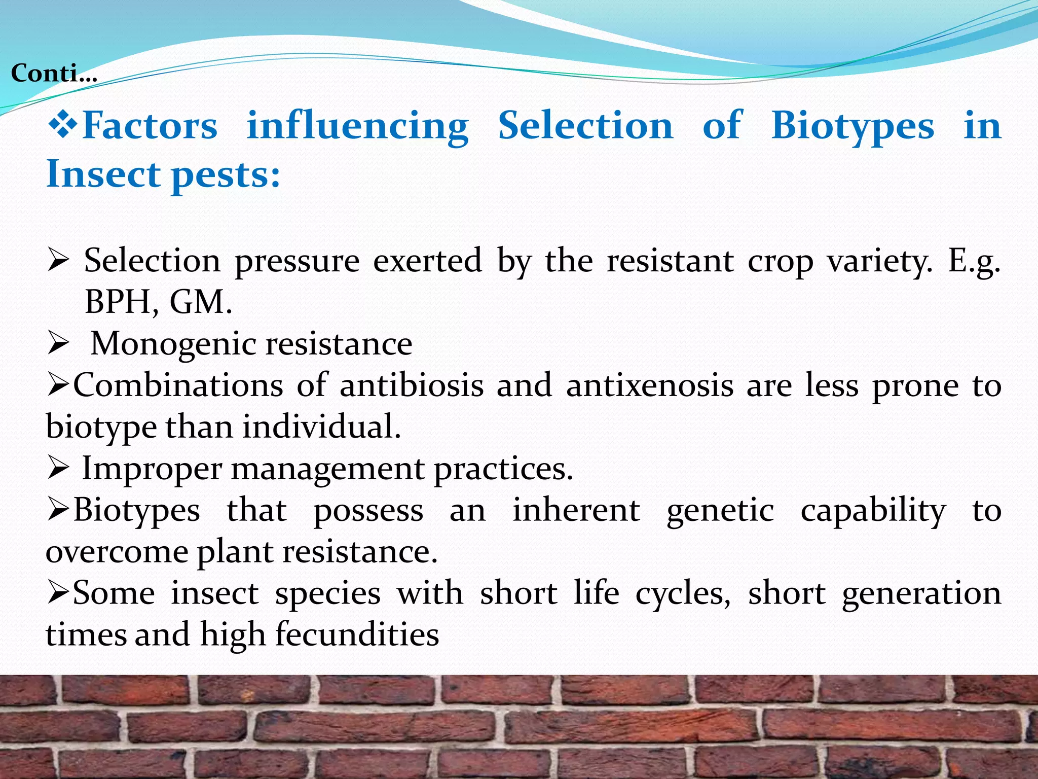 Insect biotypes | PPTX