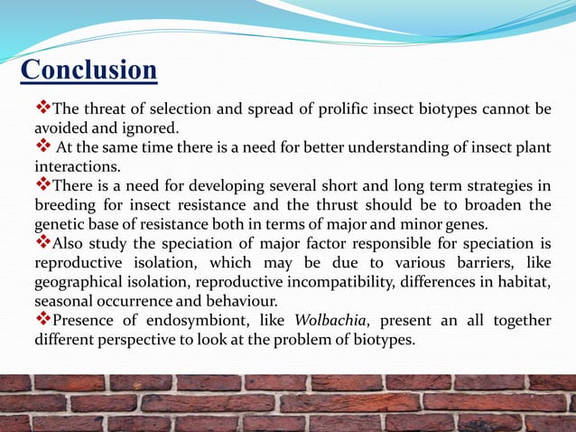 Insect biotypes | PPTX | Gardening | Home & Garden