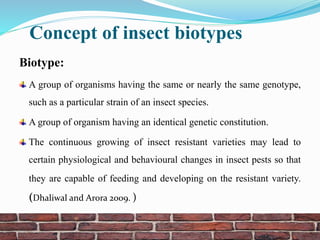 Insect biotypes | PPTX