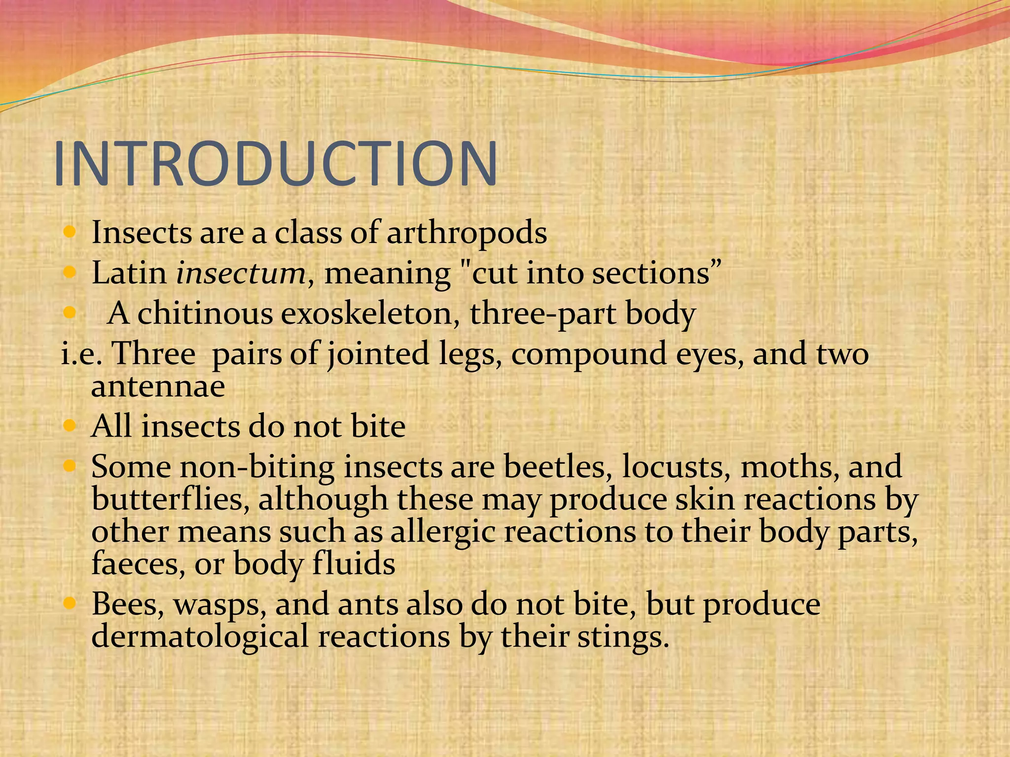 Insect bite reactions | PPTX