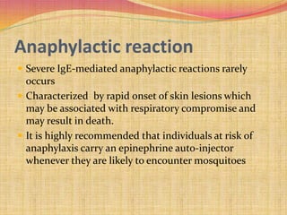 Insect bite reactions | PPTX