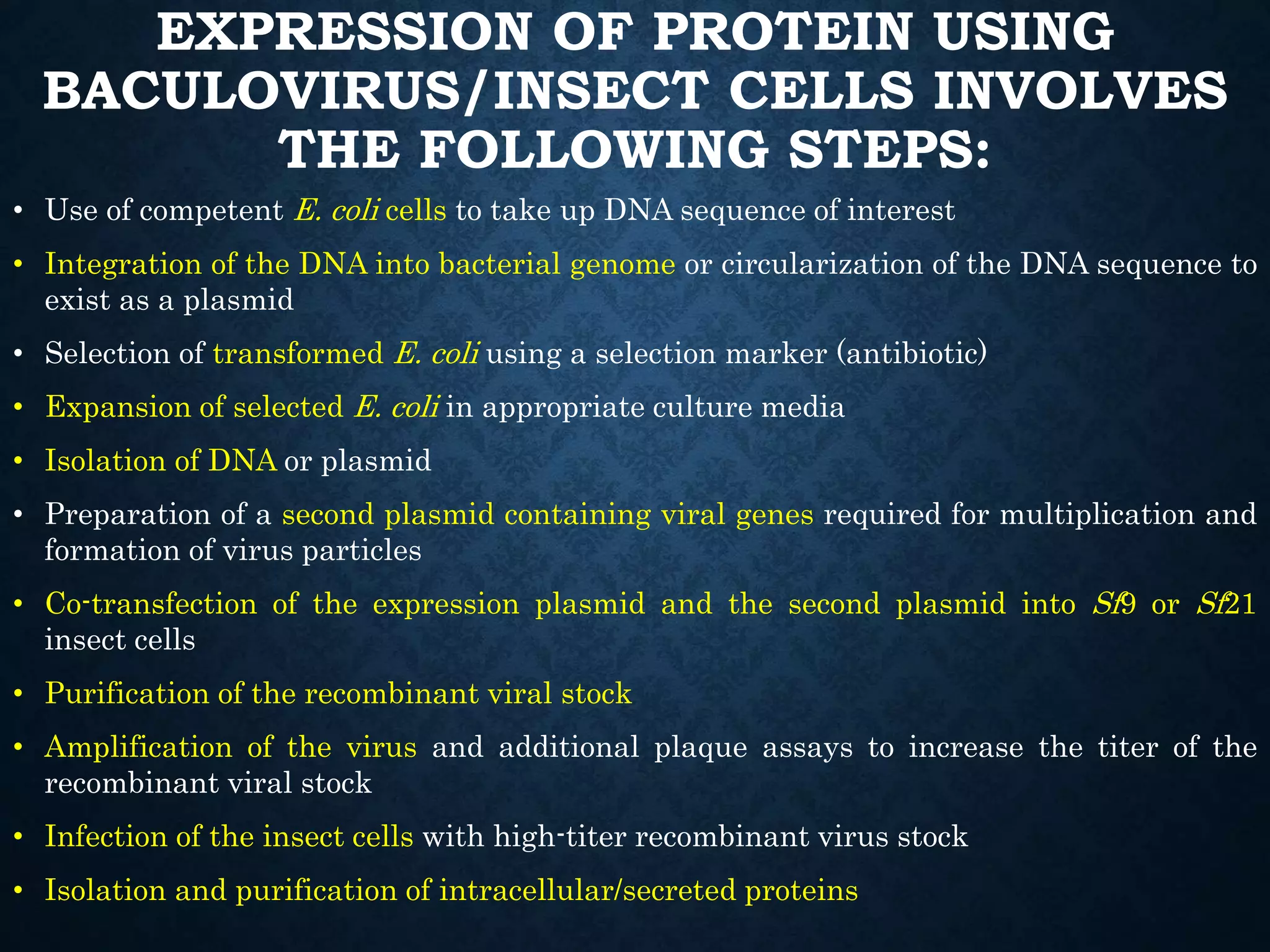 Insect cell culture | PPTX