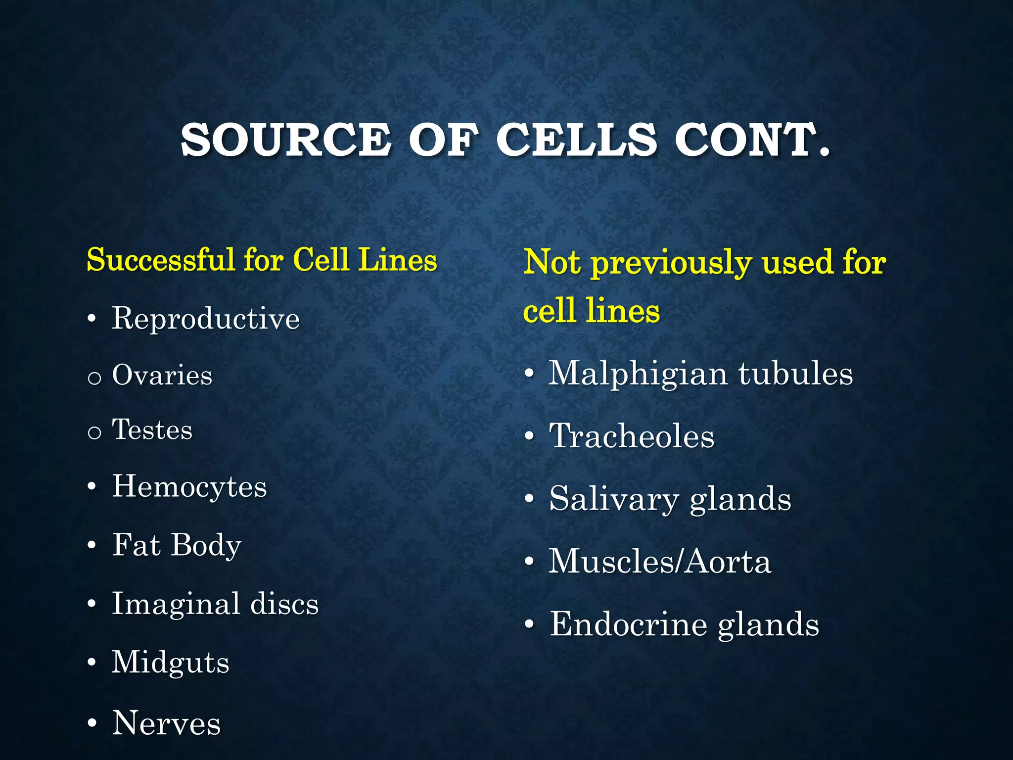Insect cell culture | PPTX