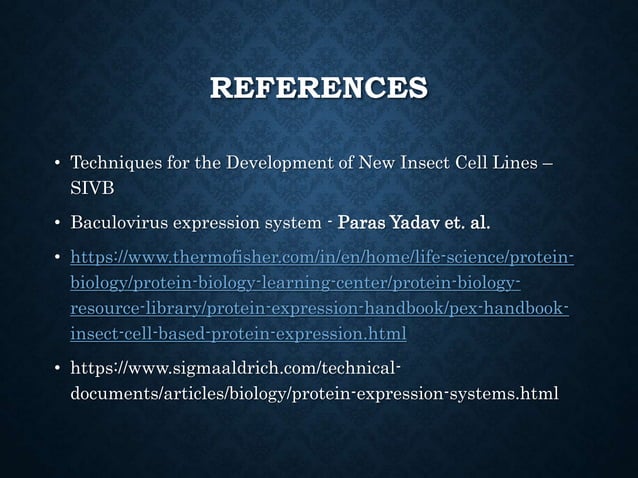 Insect cell culture | PPTX | Biotech and Biomedical Industry | Industries
