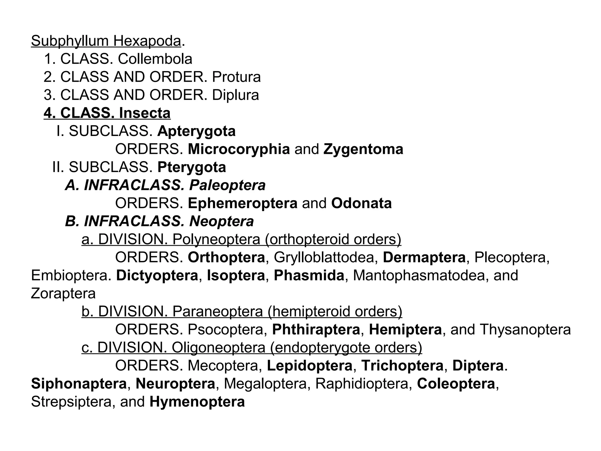 Insect classification lab15 | PPT