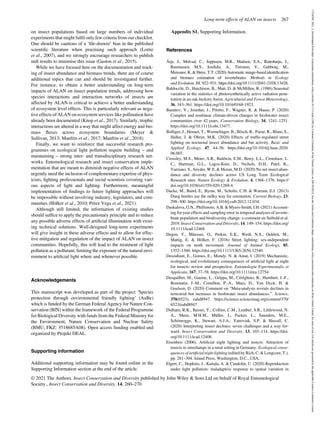 Insect Conserv Diversity - 2021 - Kalinkat - Assessing long‐term ...