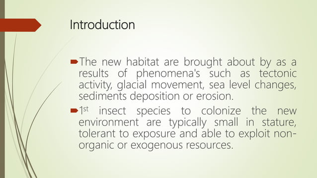 Insect ecological succession | PPTX | Gardening | Home & Garden