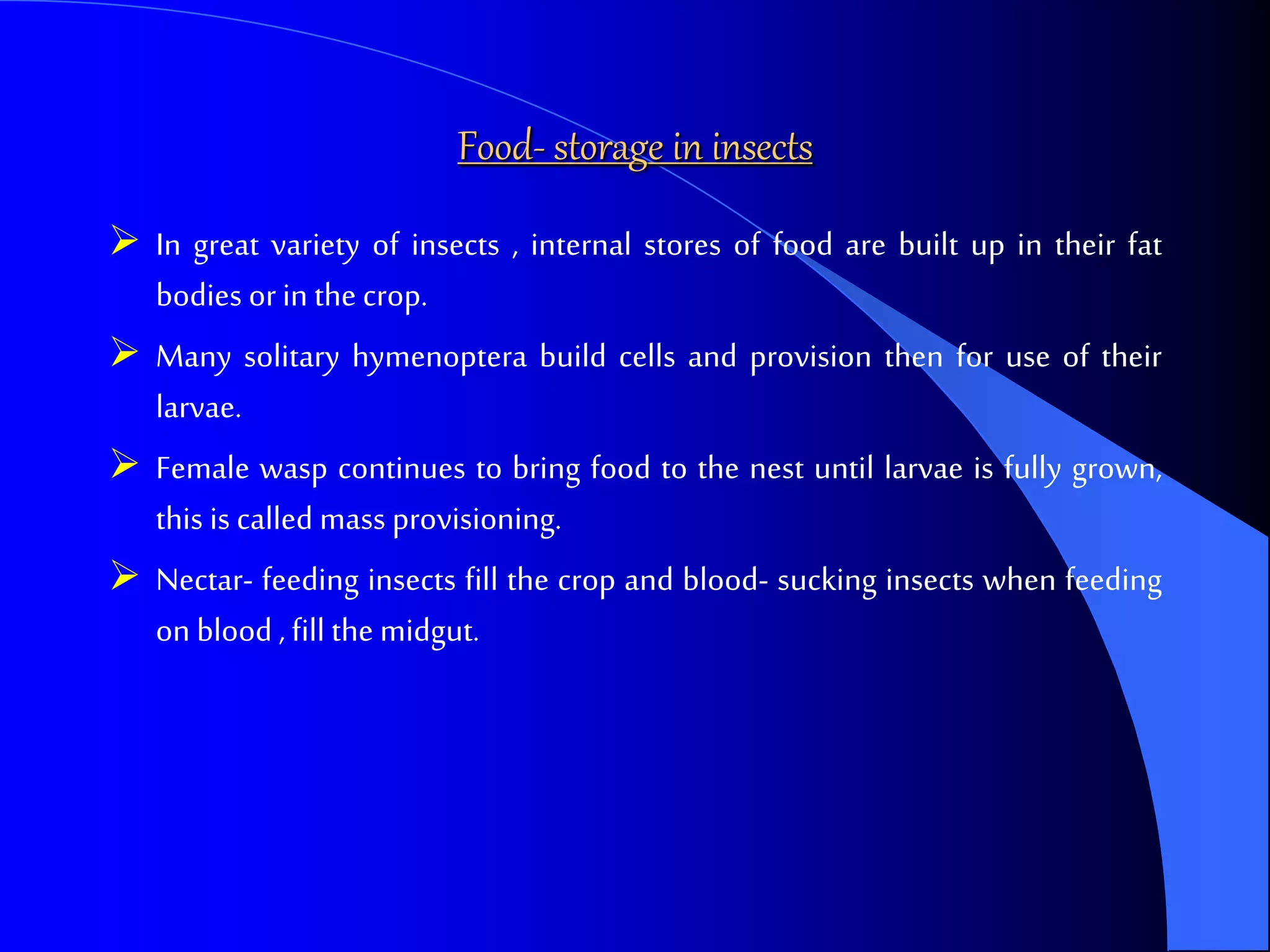 Insect feeding mechanism | PPTX