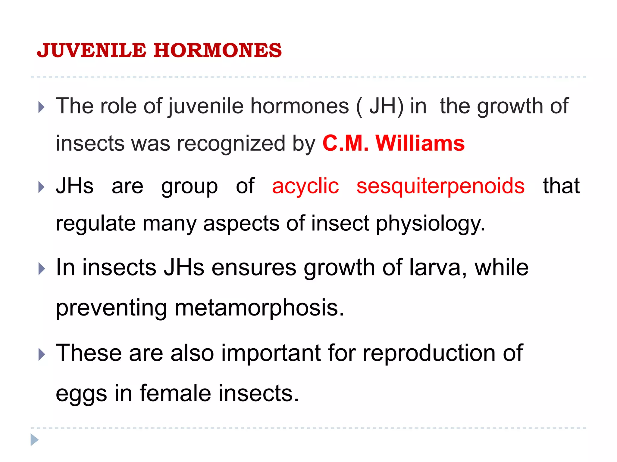 Insect hormones | PPTX
