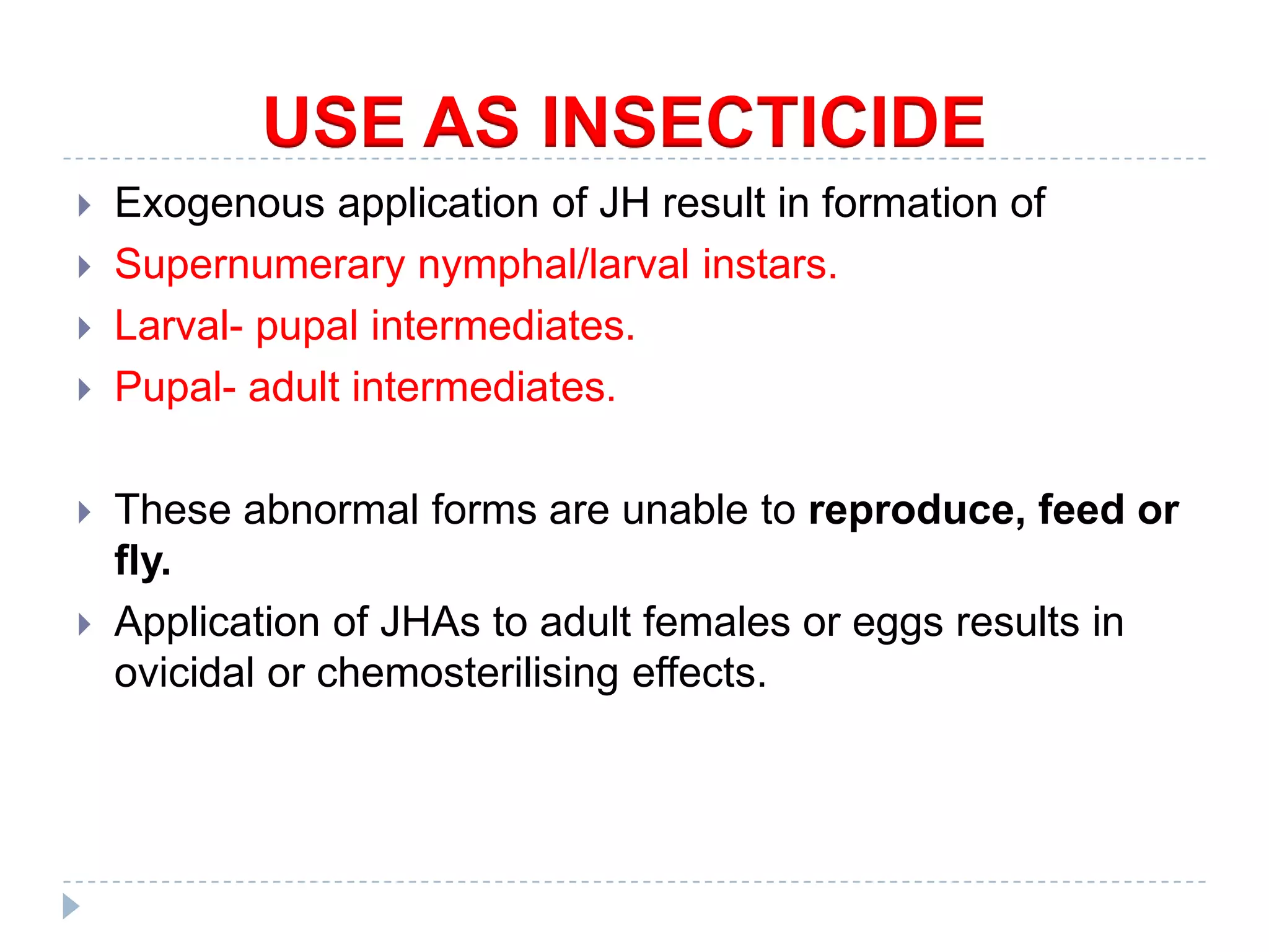 Insect hormones | PPTX