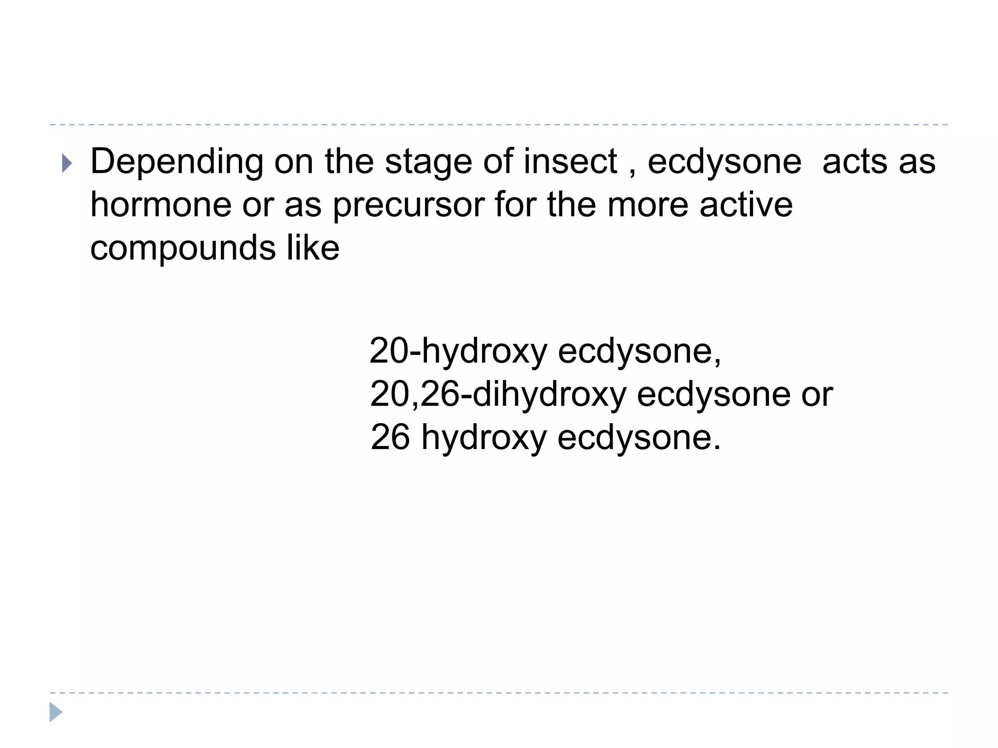 Insect hormones | PPTX
