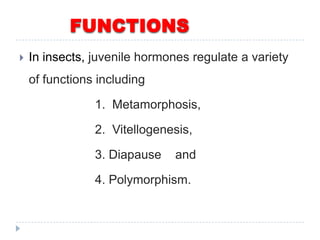 Insect hormones | PPTX