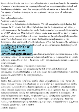 Insecticide .pdf | Agriculture | Industries