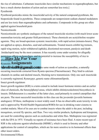 Insecticide .pdf | Agriculture | Industries