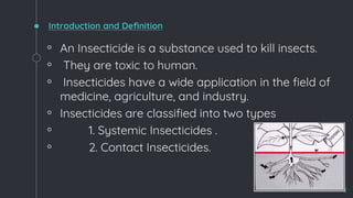 Insecticide definition ,types and classification . | PPTX