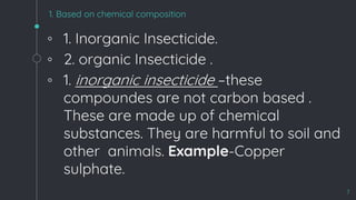 Insecticide definition ,types and classification . | PPTX