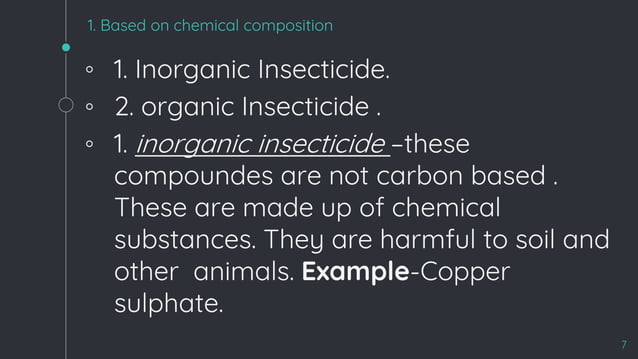 Insecticide definition ,types and classification . | PPTX | Chemistry ...