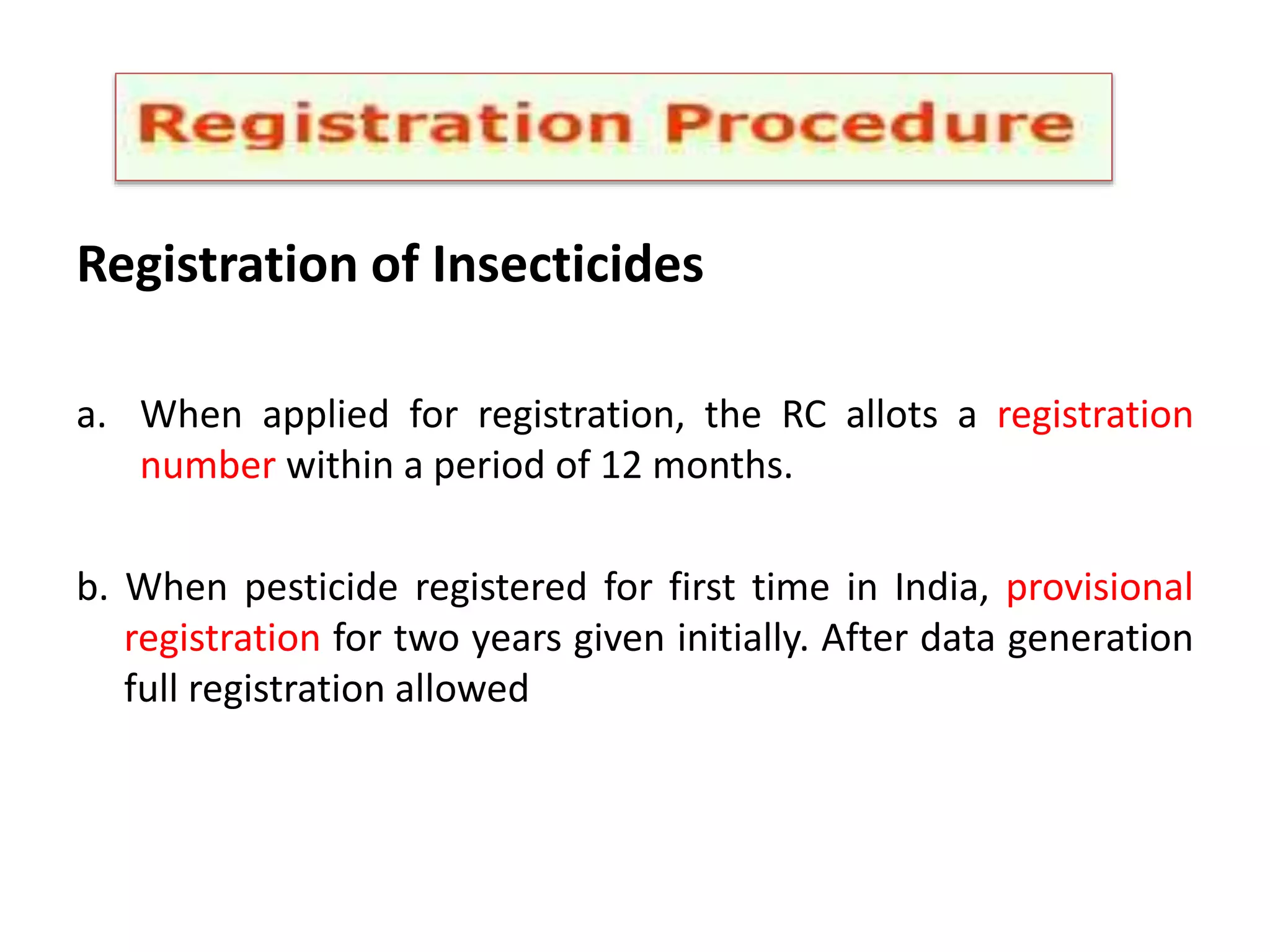 Insecticide act,1968 | PPTX