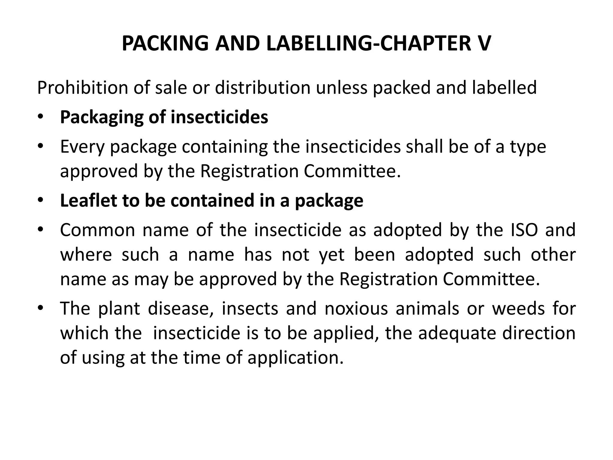 Insecticide act,1968 | PPTX