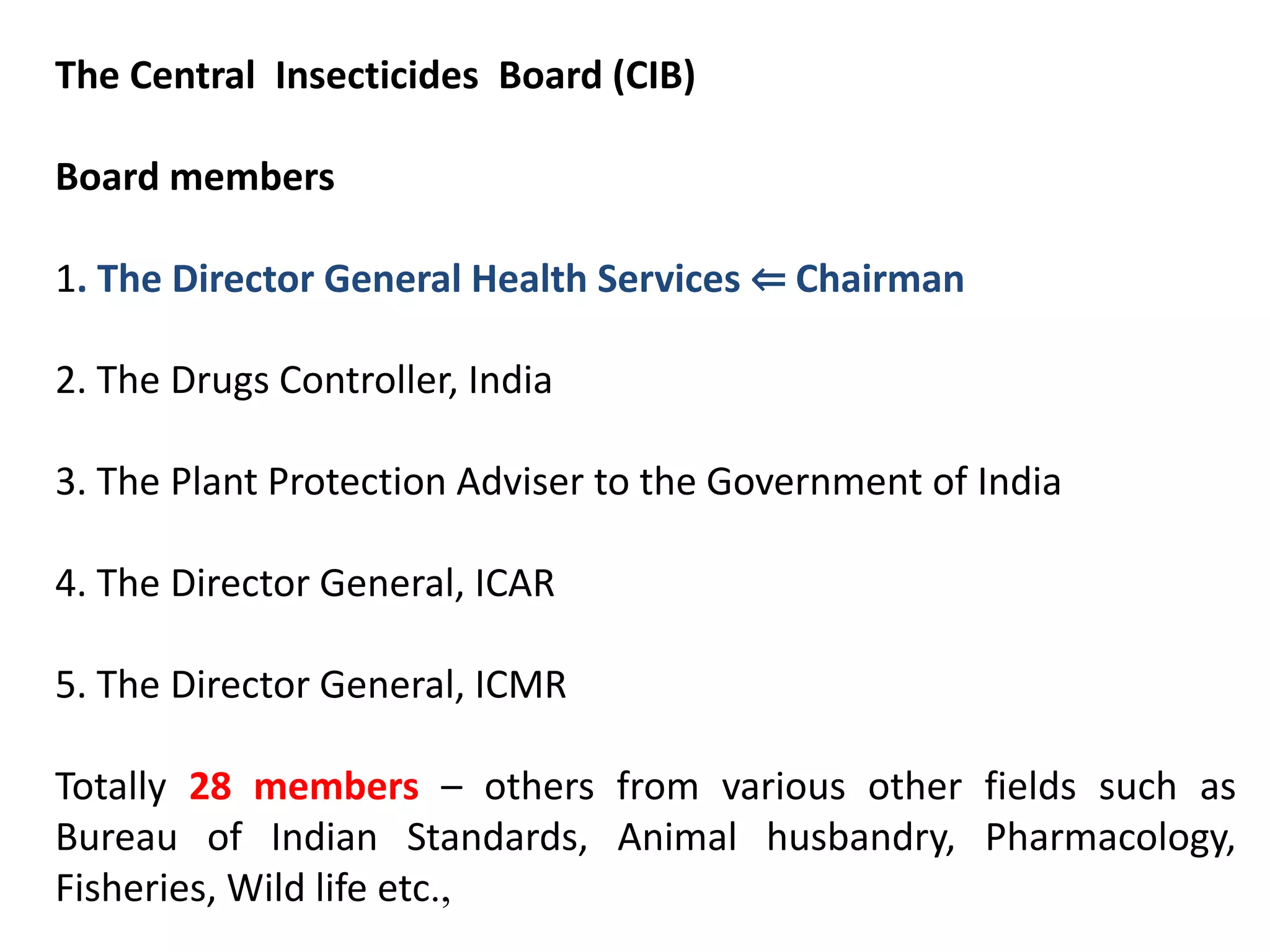 Insecticide act,1968 | PPTX