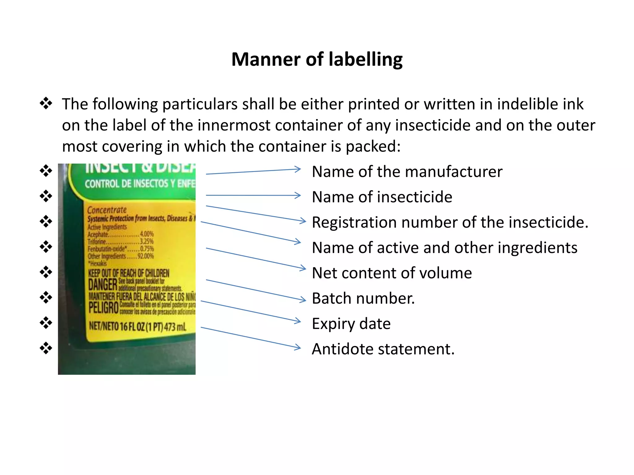 Insecticide act | PPTX