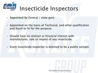 Insecticide act 1968 | PDF