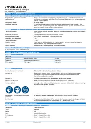 Insecticide cyperkill 25 ec msds | PDF