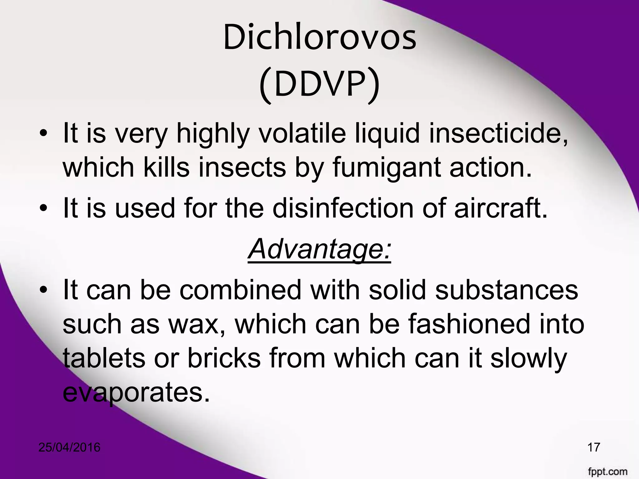 Insecticide & Insectiside Resistance | PPTX