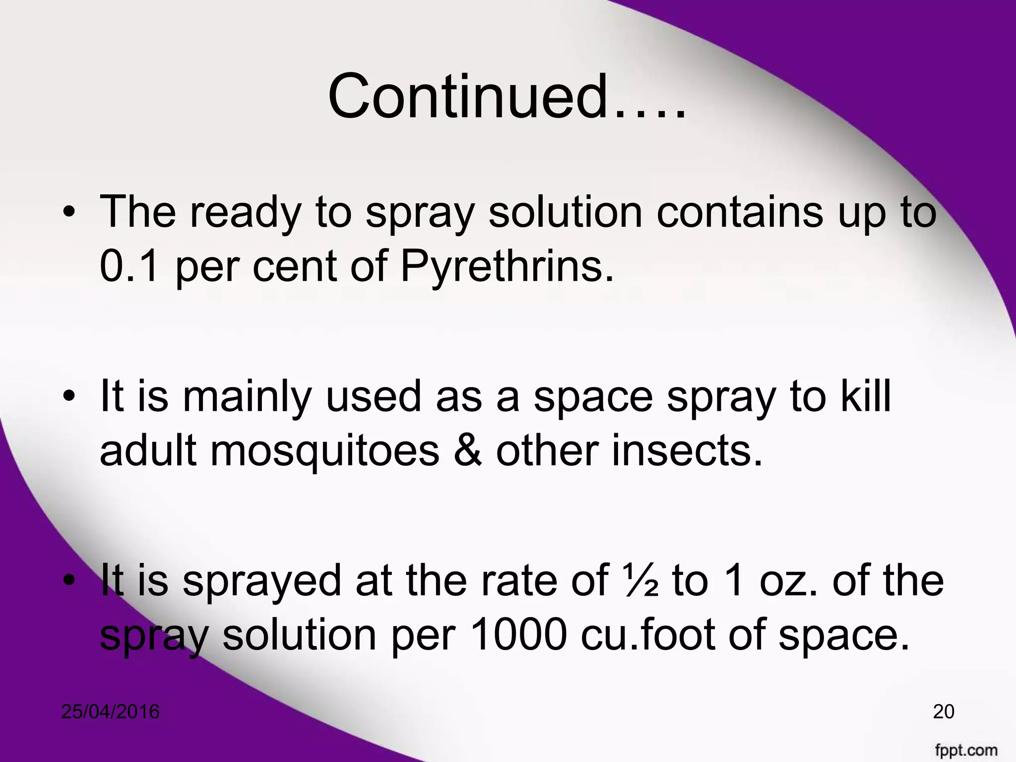 Insecticide & Insectiside Resistance | PPTX
