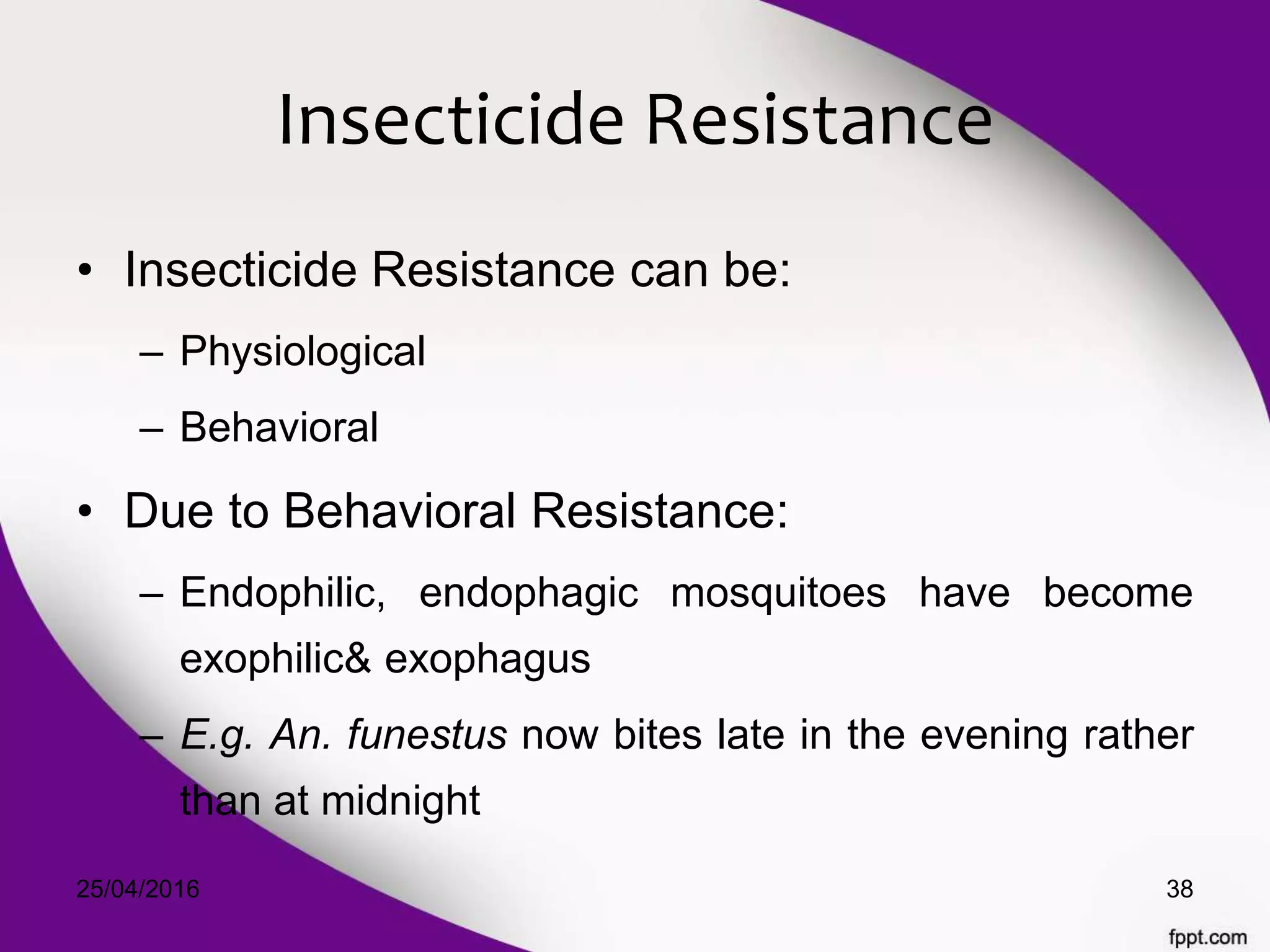 Insecticide & Insectiside Resistance | PPTX