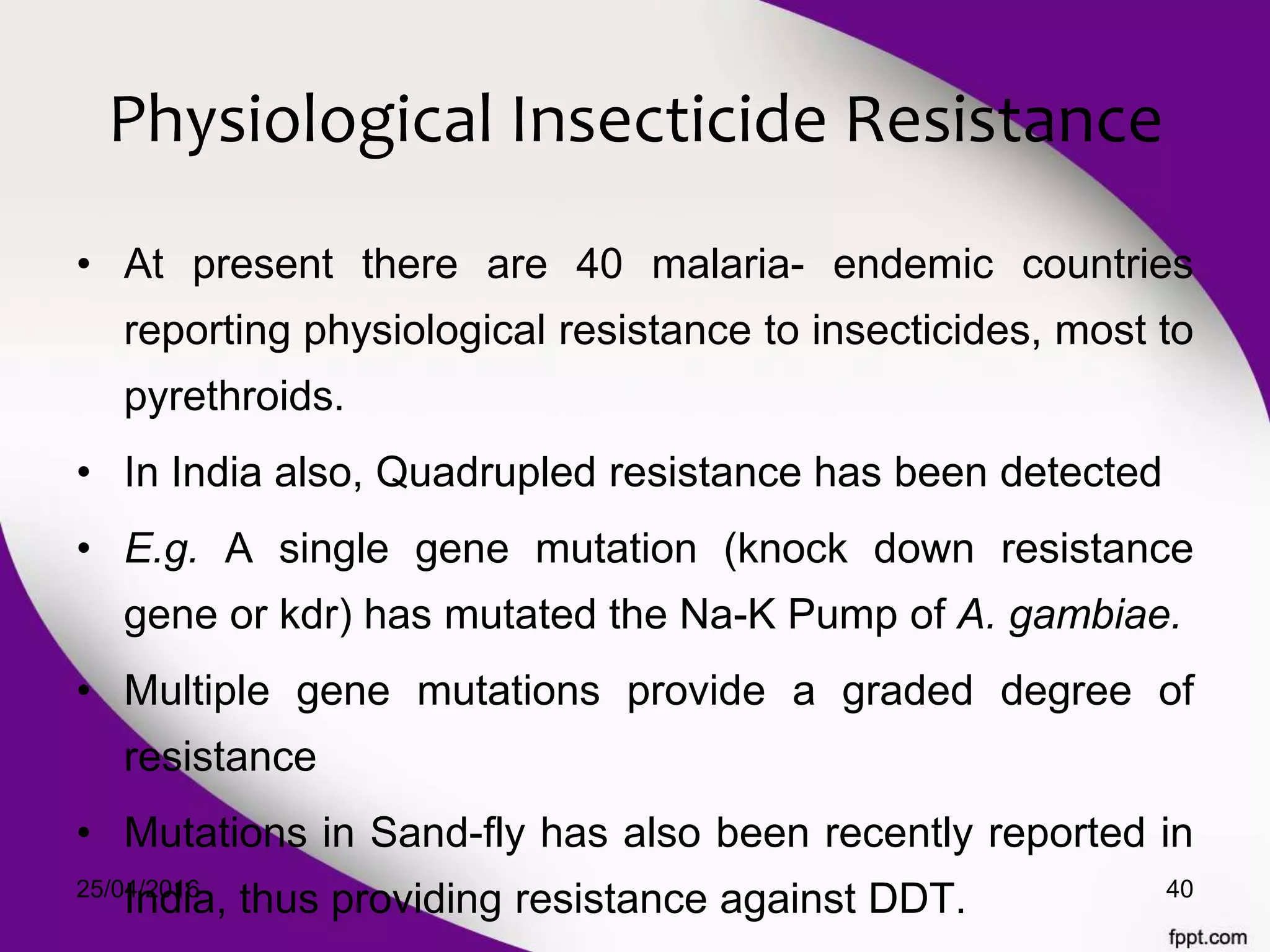 Insecticide & Insectiside Resistance | PPTX