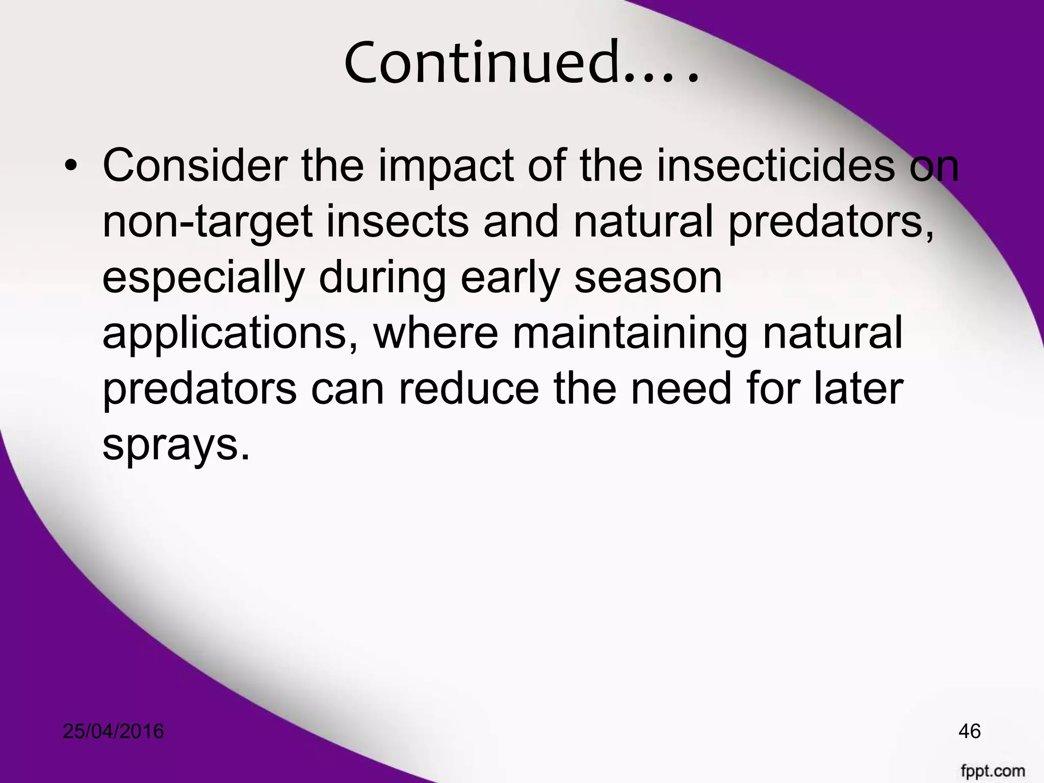 Insecticide & Insectiside Resistance | PPTX