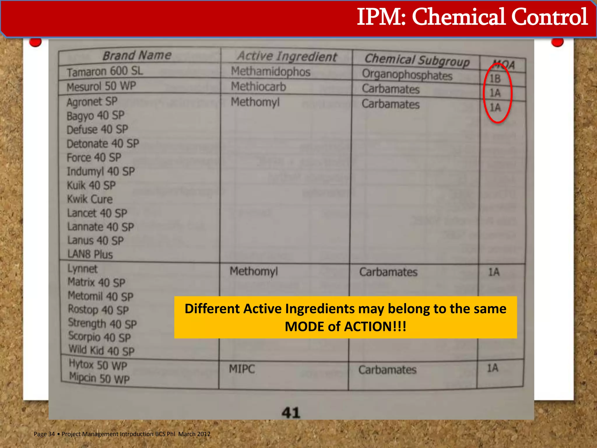 Insecticide resistance of dbm | PPT