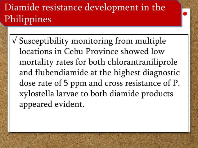 Insecticide resistance of dbm | PPT