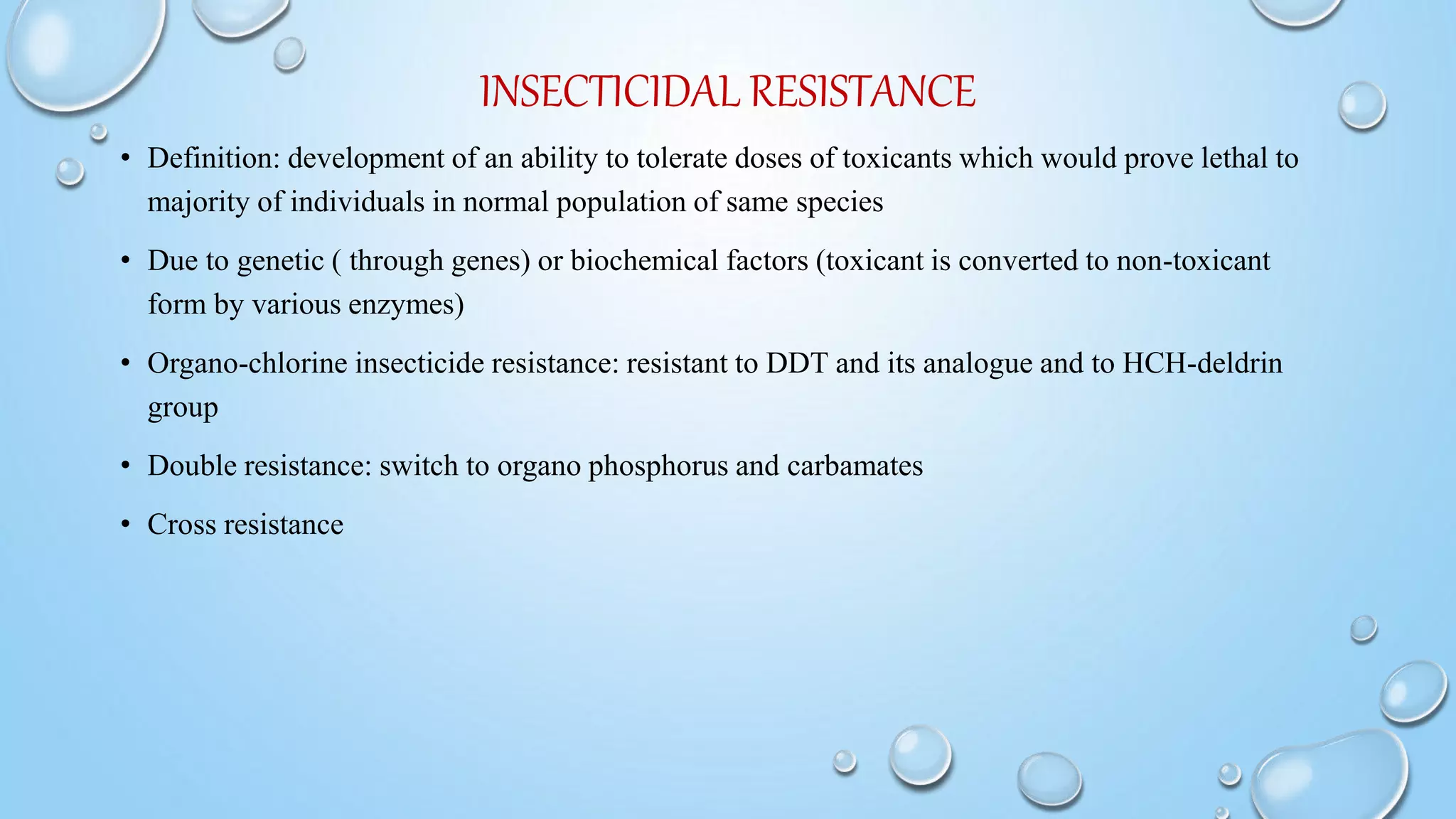 Insecticides | PPTX