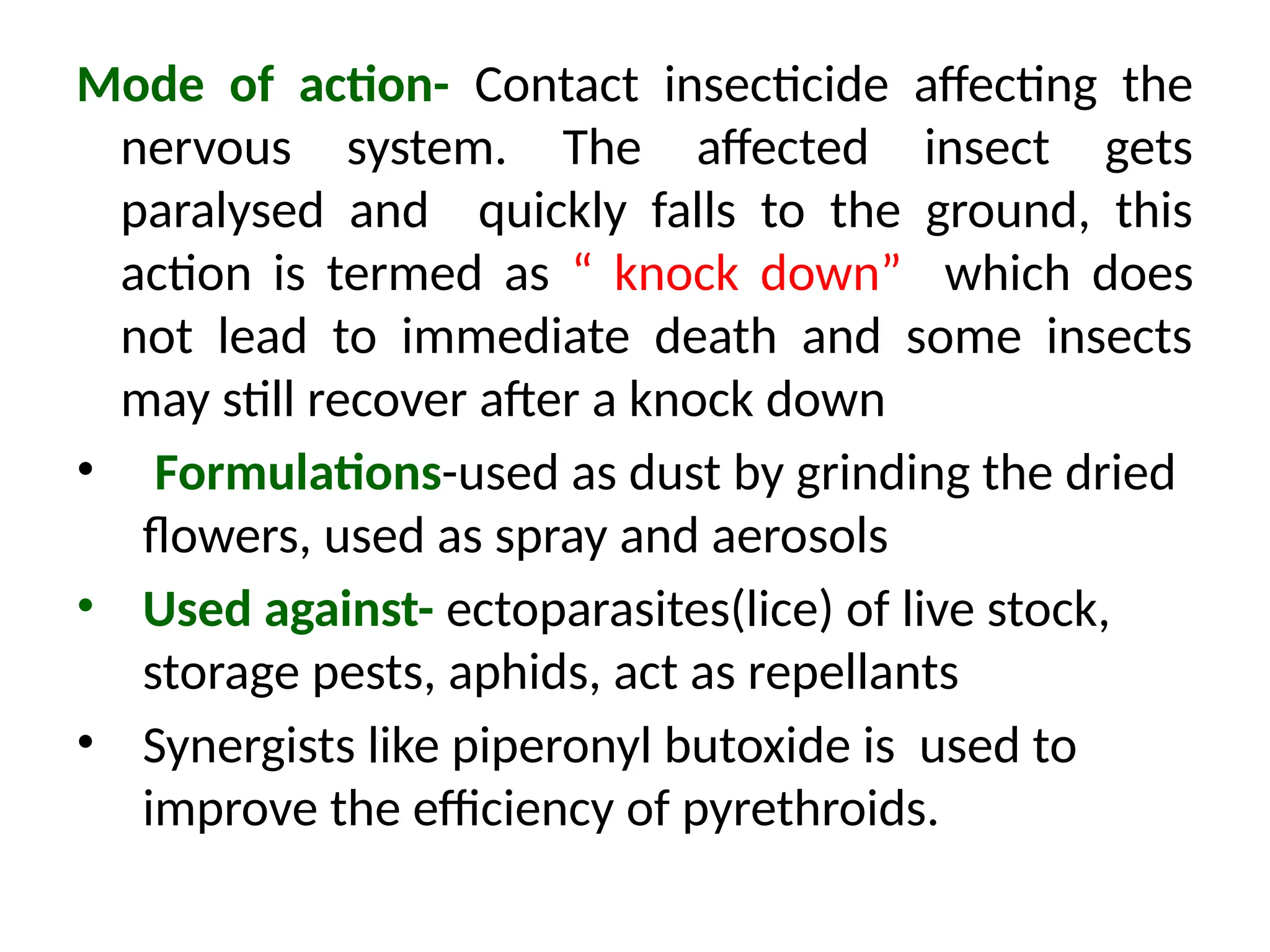 Insecticides - classification - mode of action.pptx