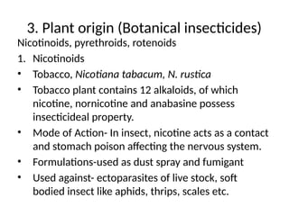 Insecticides - classification - mode of action.pptx