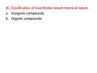Insecticides - classification - mode of action.pptx