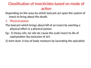 Insecticides - classification - mode of action.pptx