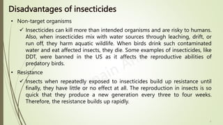 Insecticides and its clinical effects | PPT
