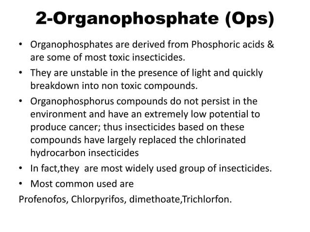 Insecticides groups based on chemical nature.pptx | Chemistry | Science