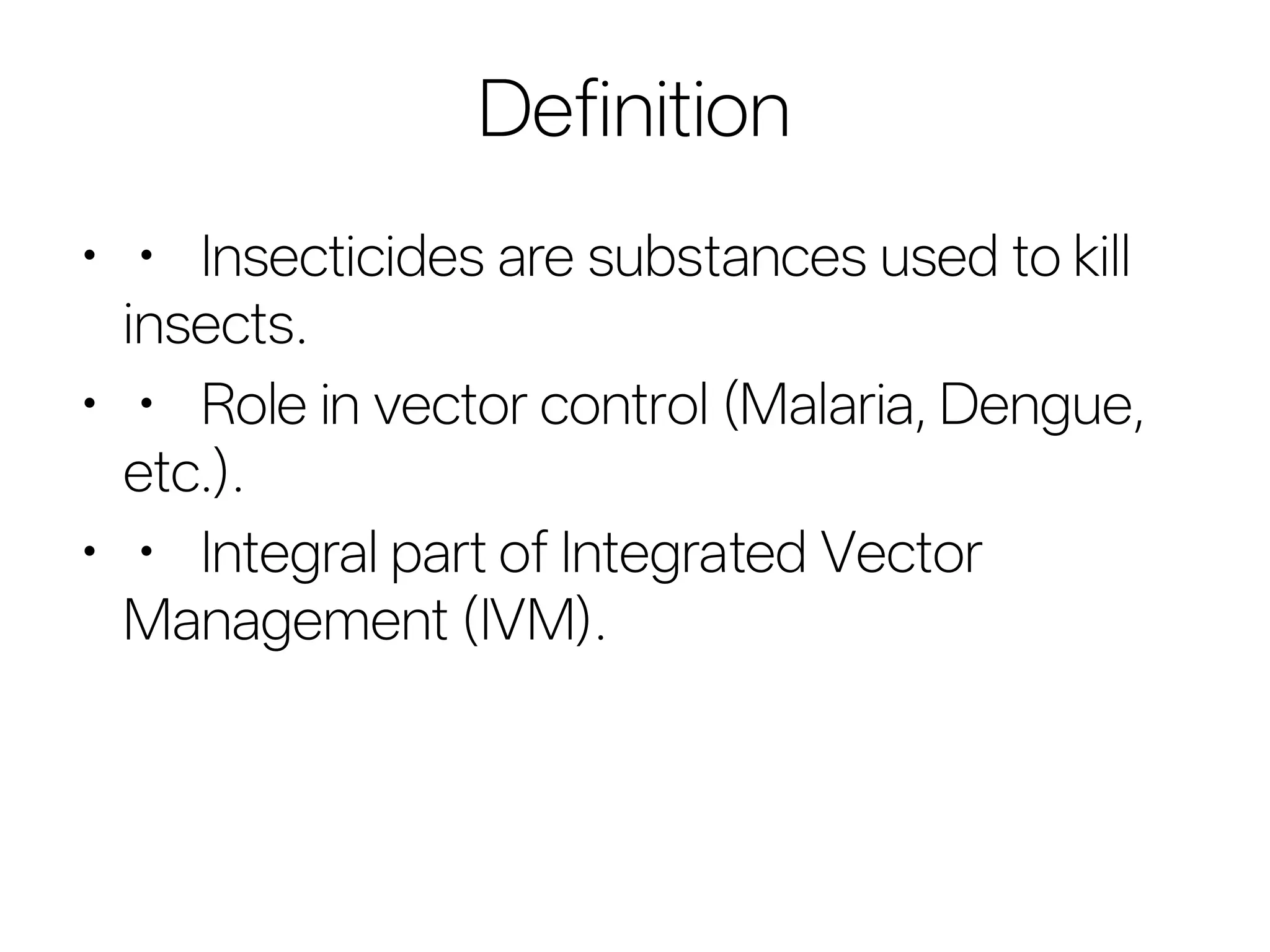 Insecticides_Presentation and it's effects on human health | PDF