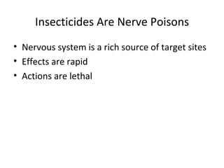 Insecticide Toxicology Ottea | PPT