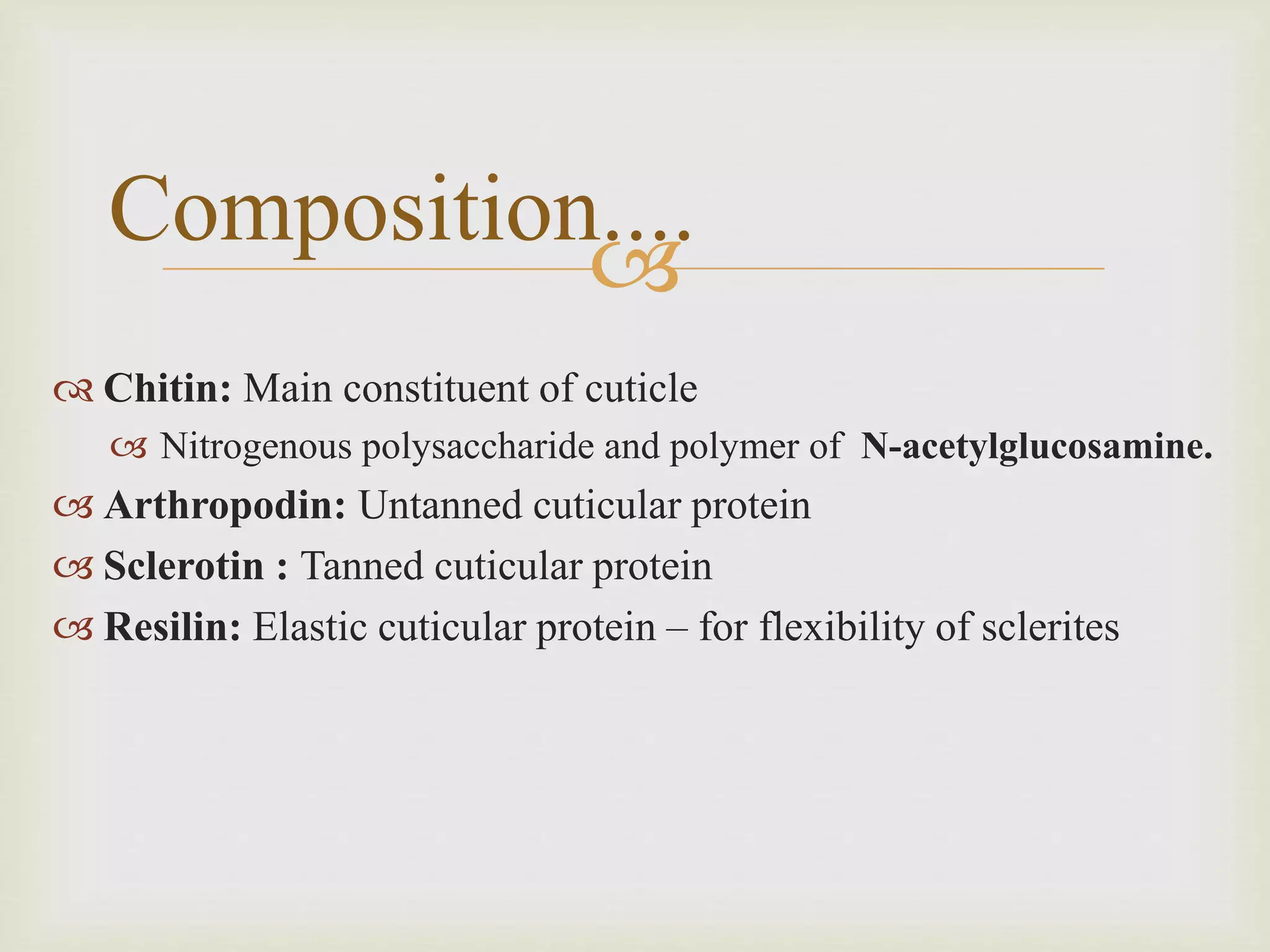 Insect integument - Entomology | PPTX