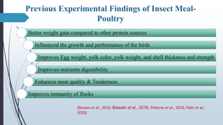Insect Meal as an Alternative Protein Source for poultry | PPTX