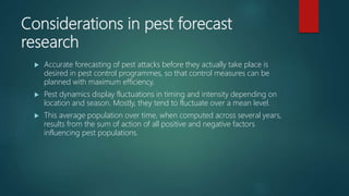 Insect monitoring forecasting | PPTX