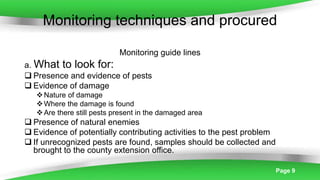 Insect monitoring and forecasting | PPTX