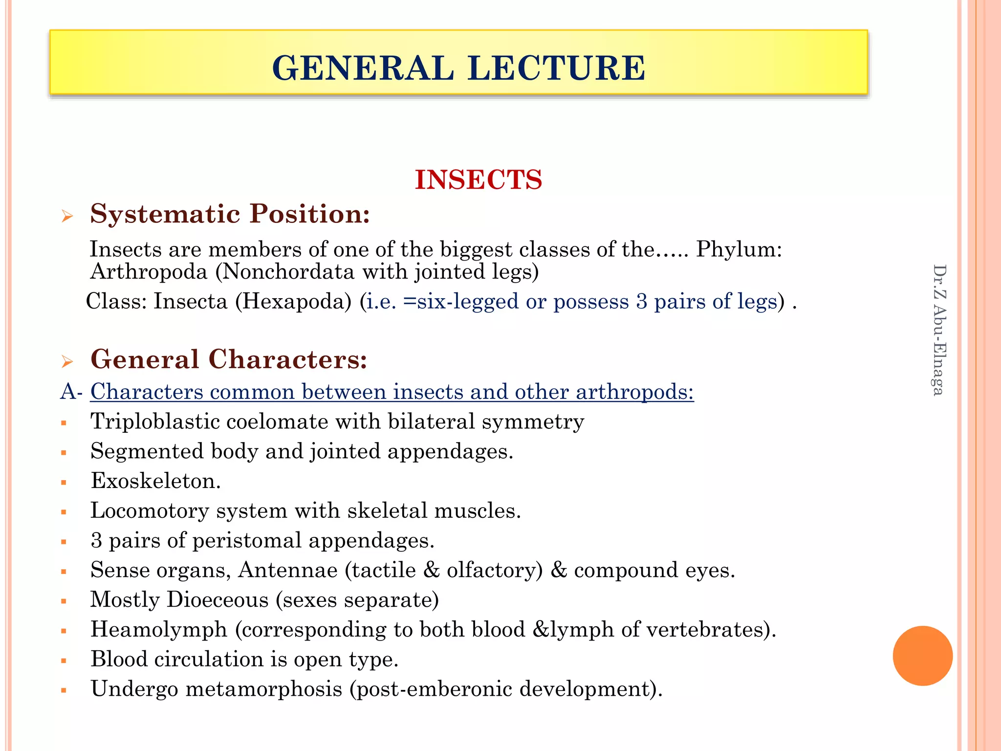Insect morphology | PPTX